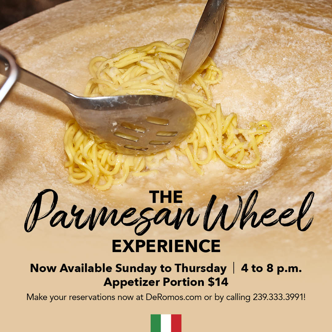 DeRomo's Extends Ruota di Parmigiana | Promenade at Bonita Bay