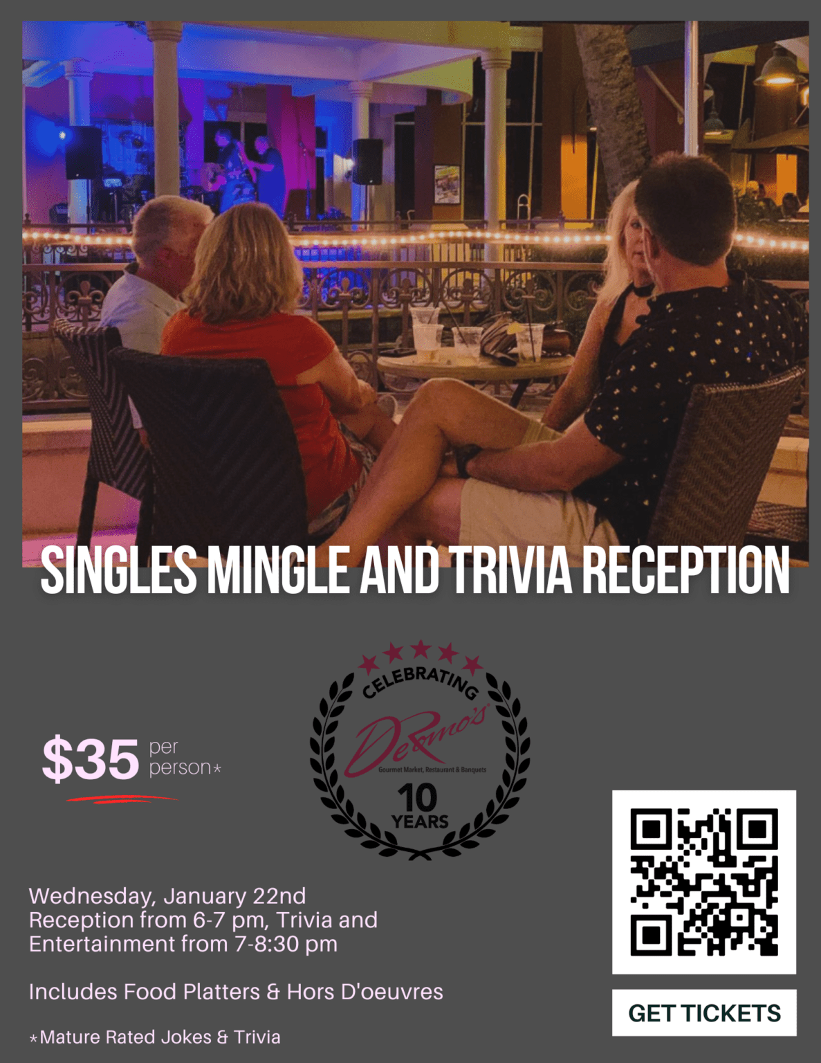 DeRomo's Hosts Single & Mingle Trivia Session | Promenade at Bonita Bay