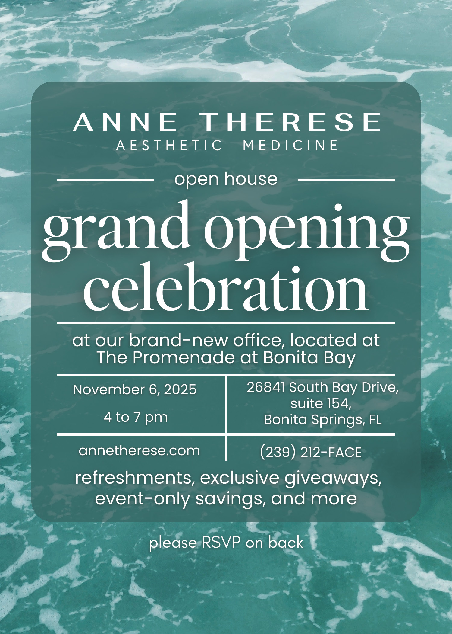 Anne Therese Aesthetic Medicine Grand Opening Celebration | Promenade at Bonita Bay
